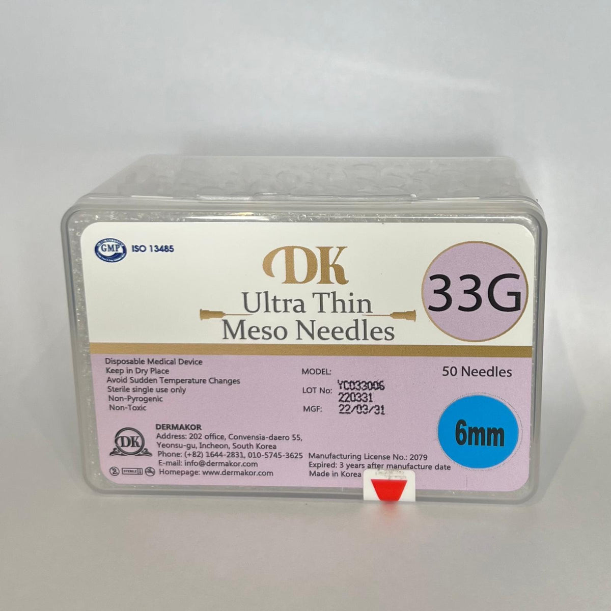 Ultra Thin Meso Needle 33g 6mm – Two Face Aesthetics