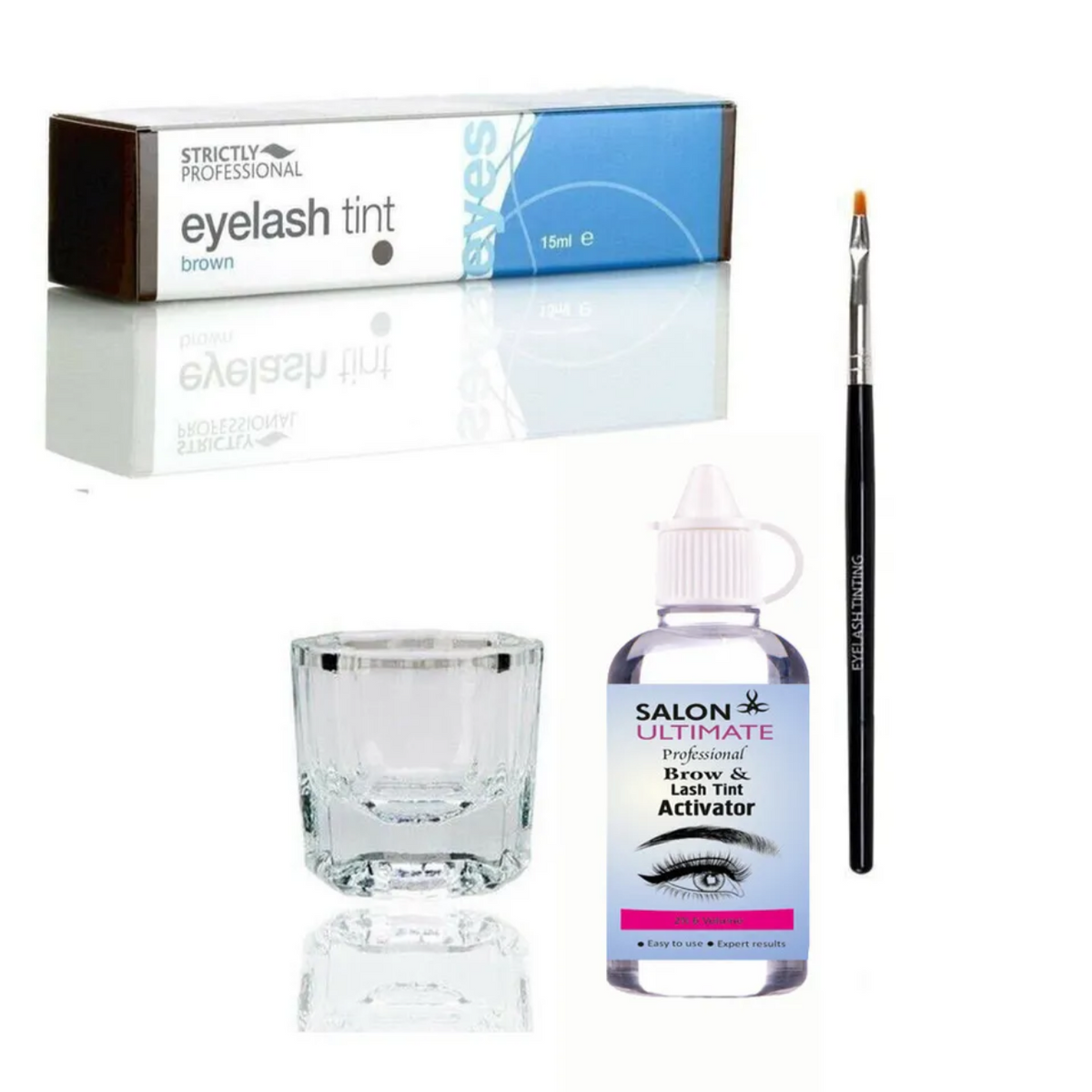 Strictly Professional Intensive Eyelash & Eyebrow Dye Tint kit Brown ...