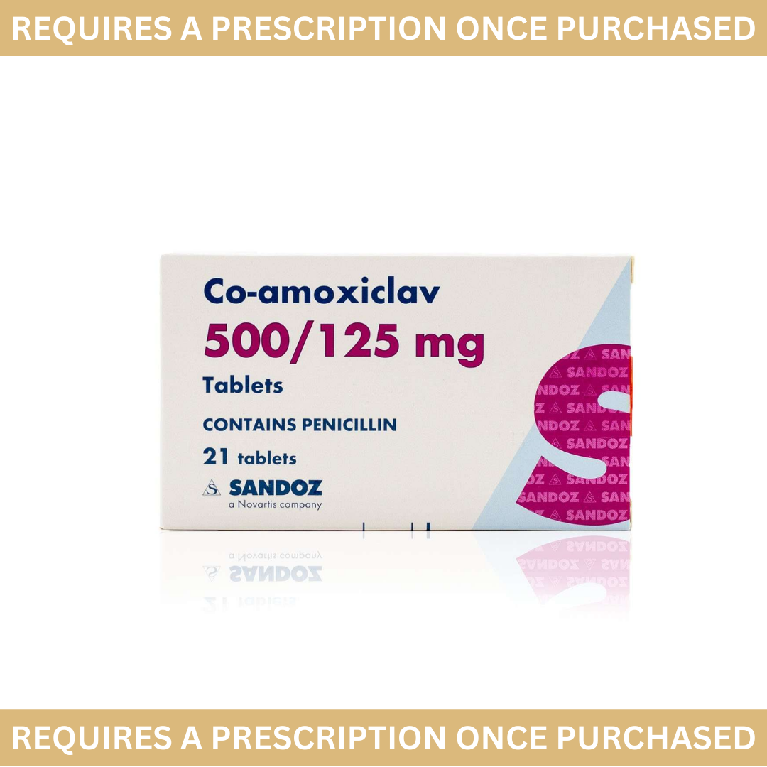 Co-Amoxiclav Tablets 500/125mg (21 pack) – Two Face Aesthetics