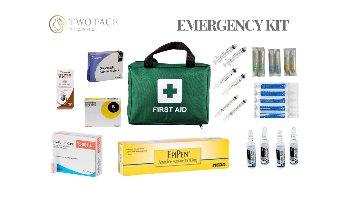 Emergency Kit Advanced with Epipen – Two Face Aesthetics