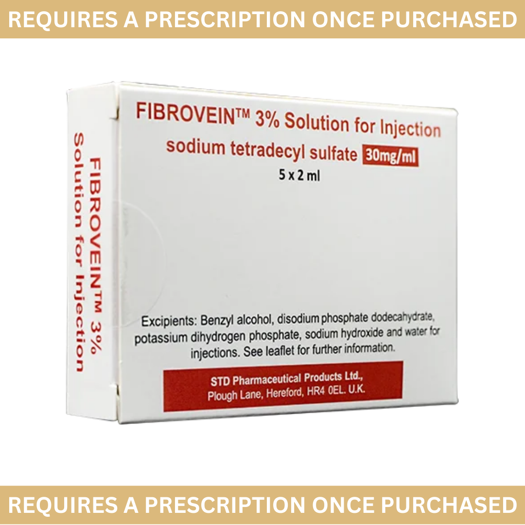 Fibrovein 3% Solution for Injection (5 x 2ml) – Two Face Aesthetics