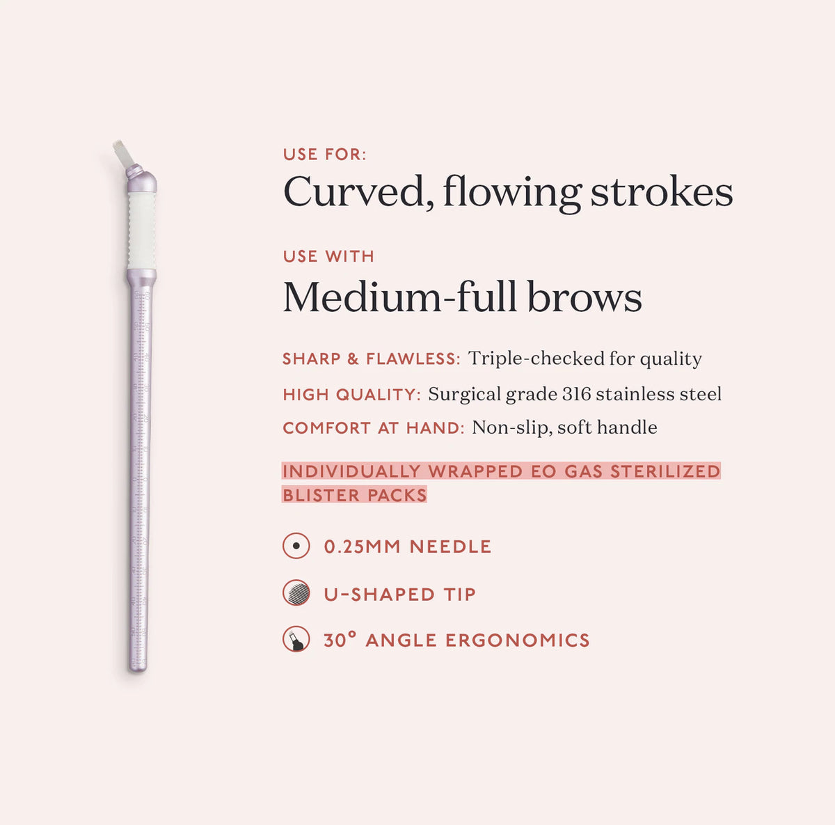 Tina Davies U needle microblades – Two Face Aesthetics