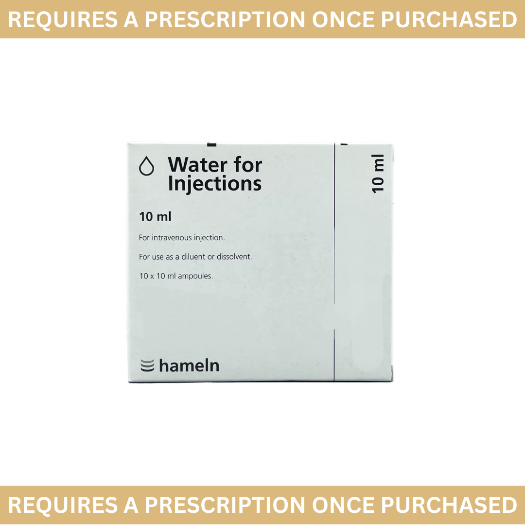 Water for injection Mini-Plasco 10ml x 20 vials – Two Face Aesthetics