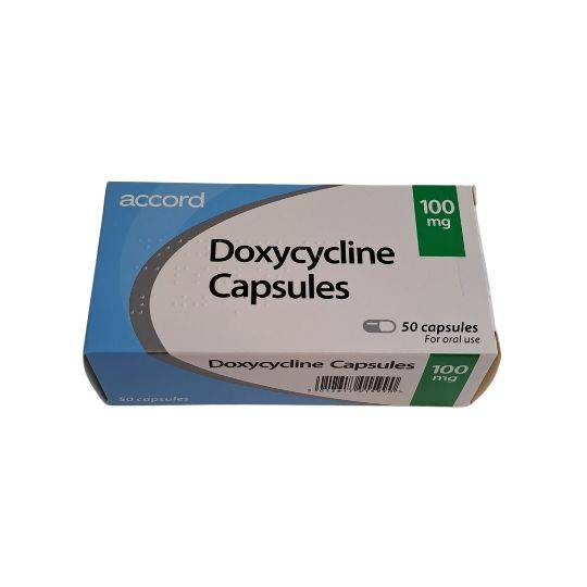 Doxycycline 100mg caps x 8 – Two Face Aesthetics