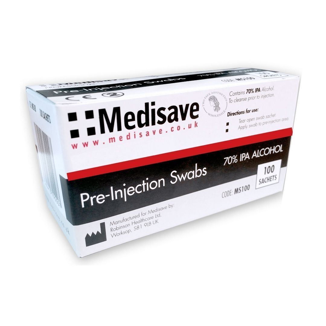 Medisave Pre Injection Swabs – Two Face Aesthetics